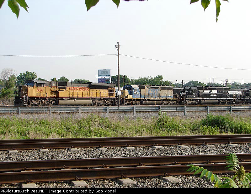 UP 8127, CSX 8362, & NS 3445